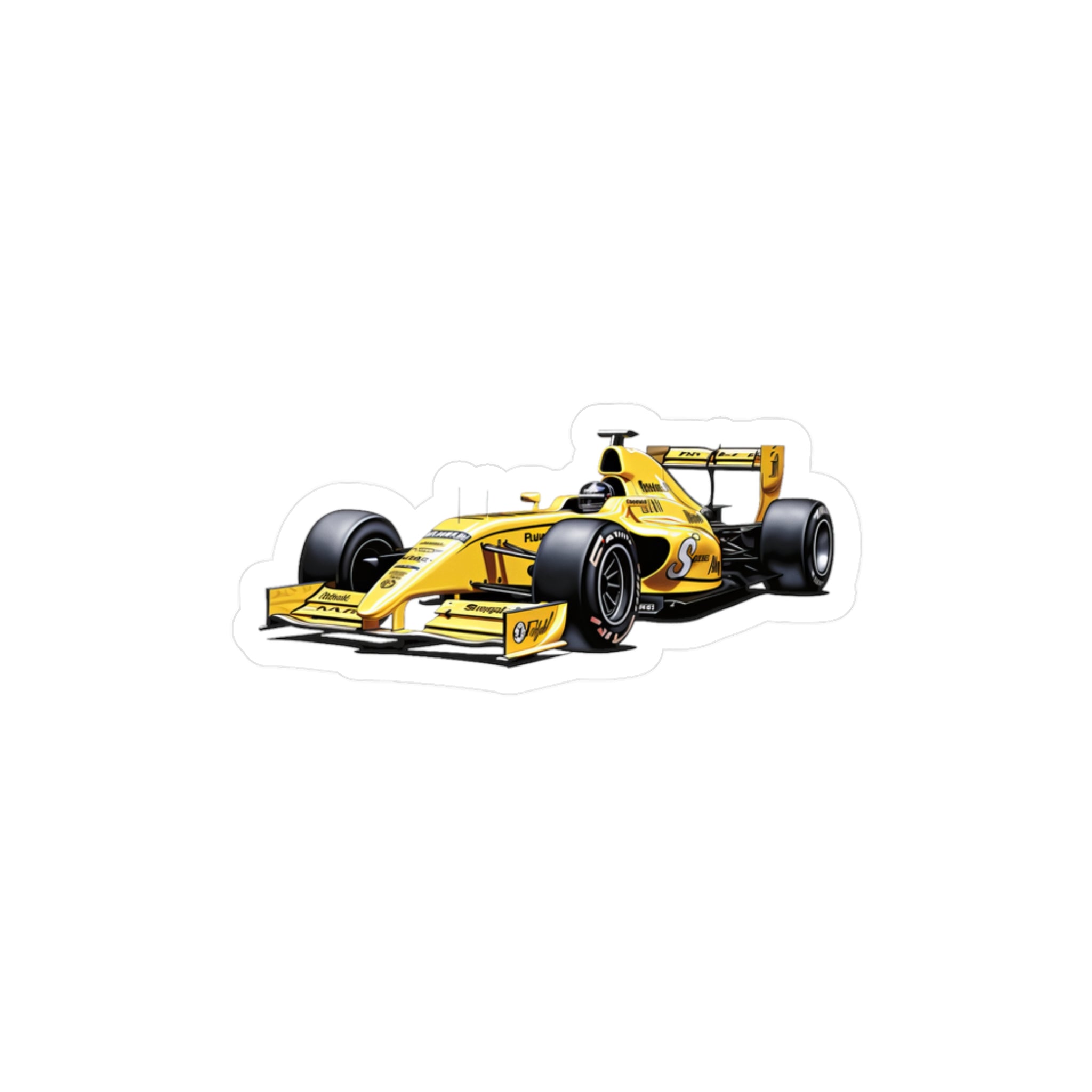 F1 Car #8 Vinyl Decal – J. Thomas Designs